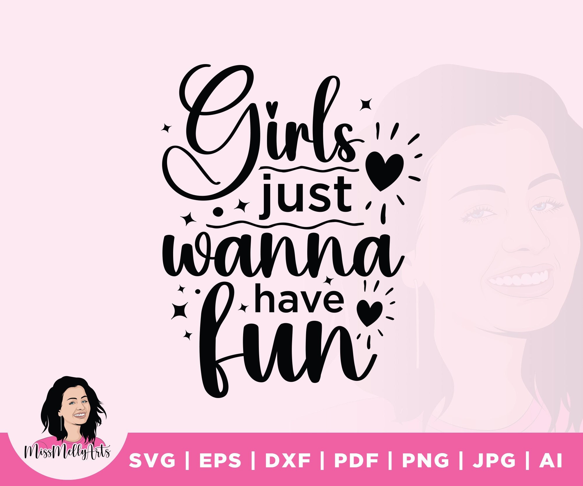 Buy Girls Just Wanna Have Fun Svg Girls Svg Fun Svg Girls Party Online