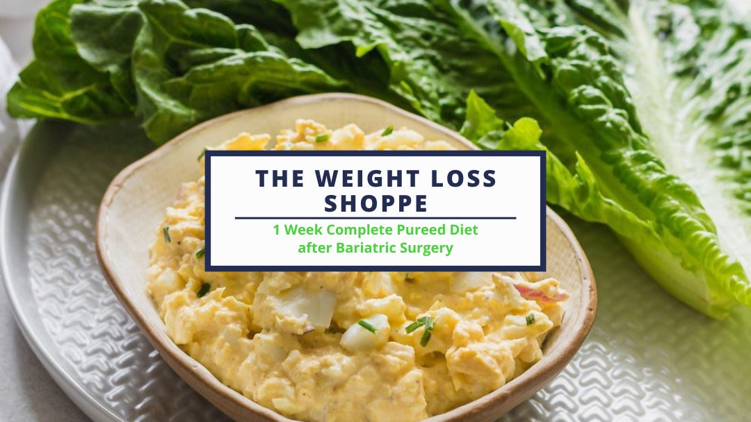 Bariatric Surgery Pureed Diet Meal Plan - Etsy