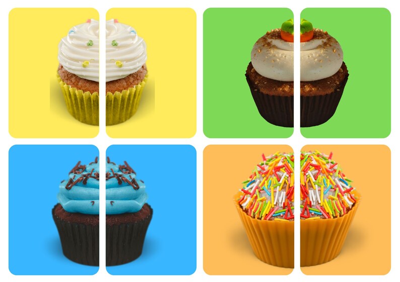 Printable Matching Card Set 72 Picture Cards Printable - Etsy