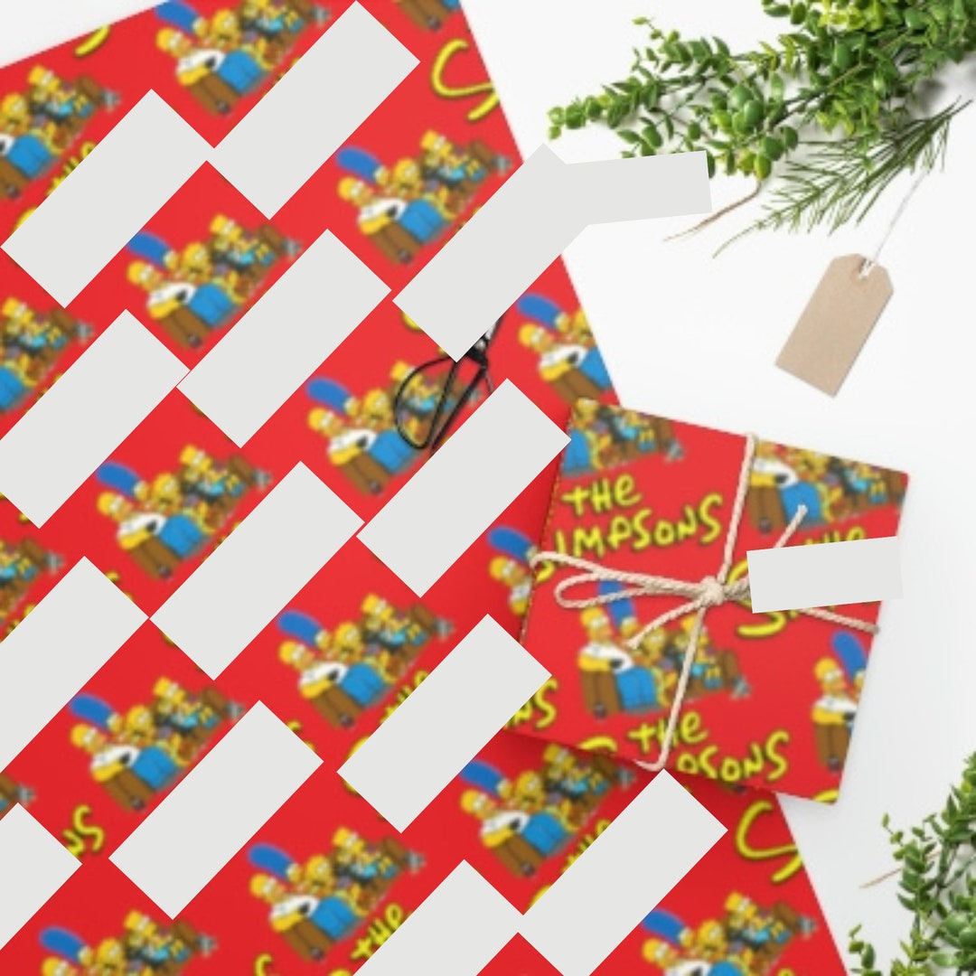 THE SIMPSONS Wrapping Paper - Etsy