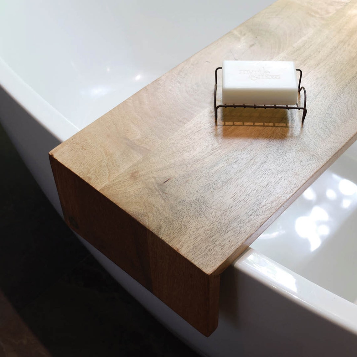 Timber Bath Tray - Contemporary Style - Etsy