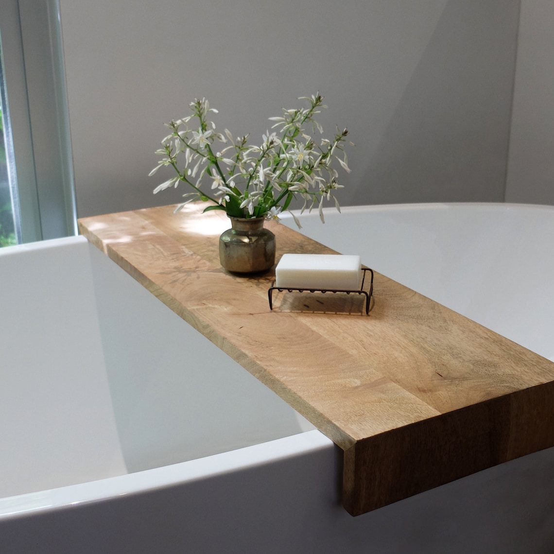 Timber Bath Tray - Contemporary Style - Etsy