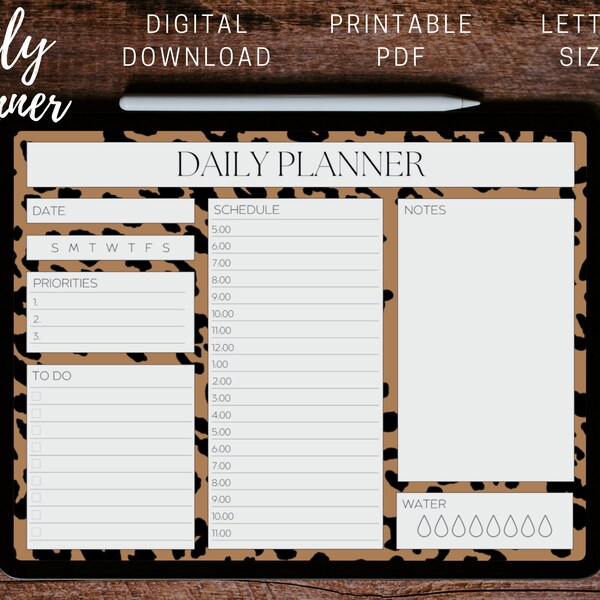 Cheetah Print Calendars - Etsy