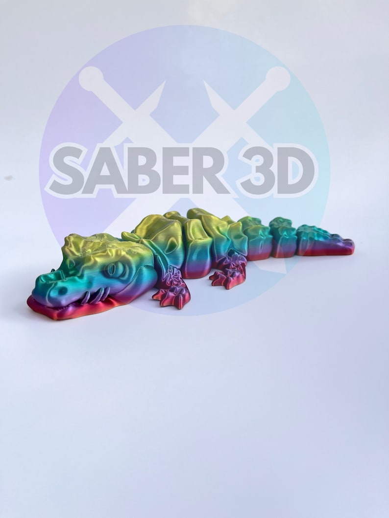 Flexi Crocodile STL File, Digital Download Only, Personal Use Only ...