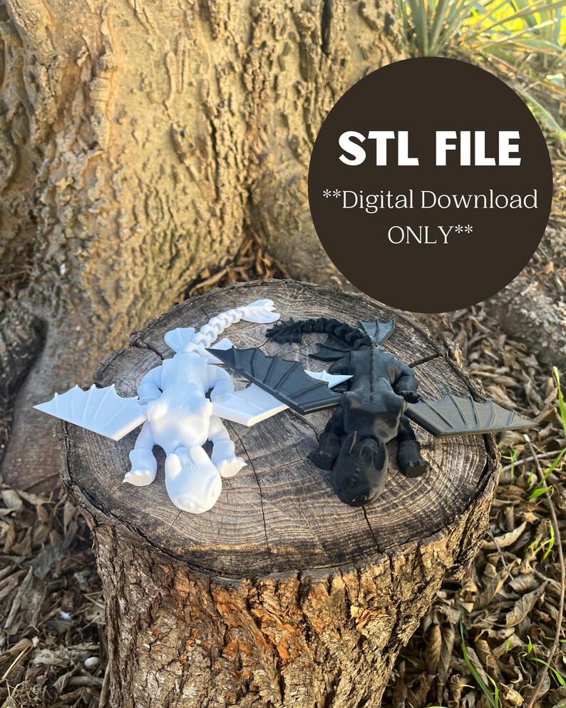 Night Fury AND Light Fury BUNDLE STL File, Digital Download Only ...
