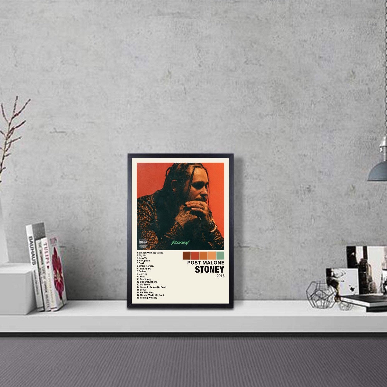 Post Malone - Stoney Poster / Stoney Tracklist / Custom Album Cover ...