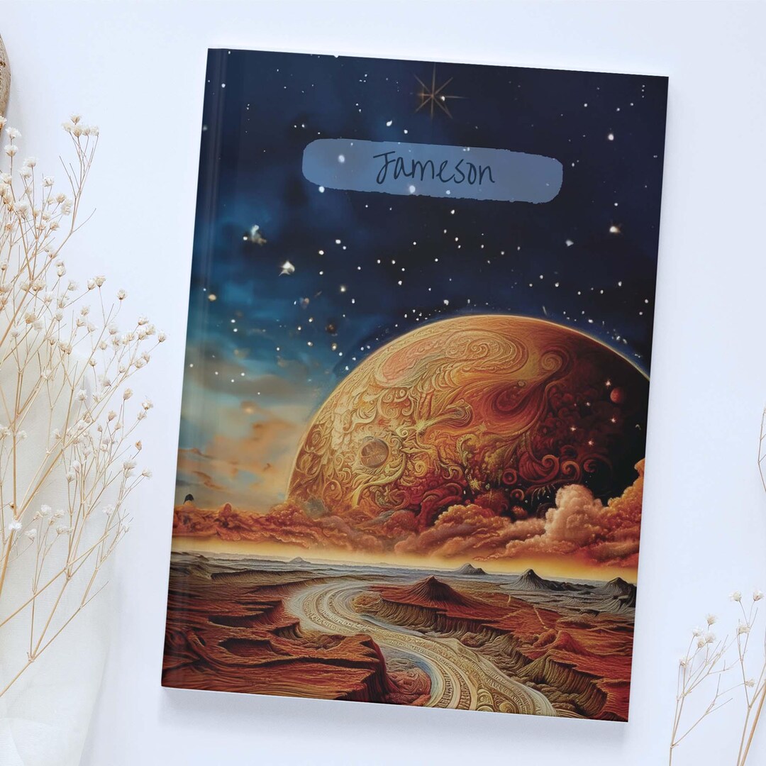 Personalized Cosmic Spiral Notebook - Perfect for Writing, Journaling ...