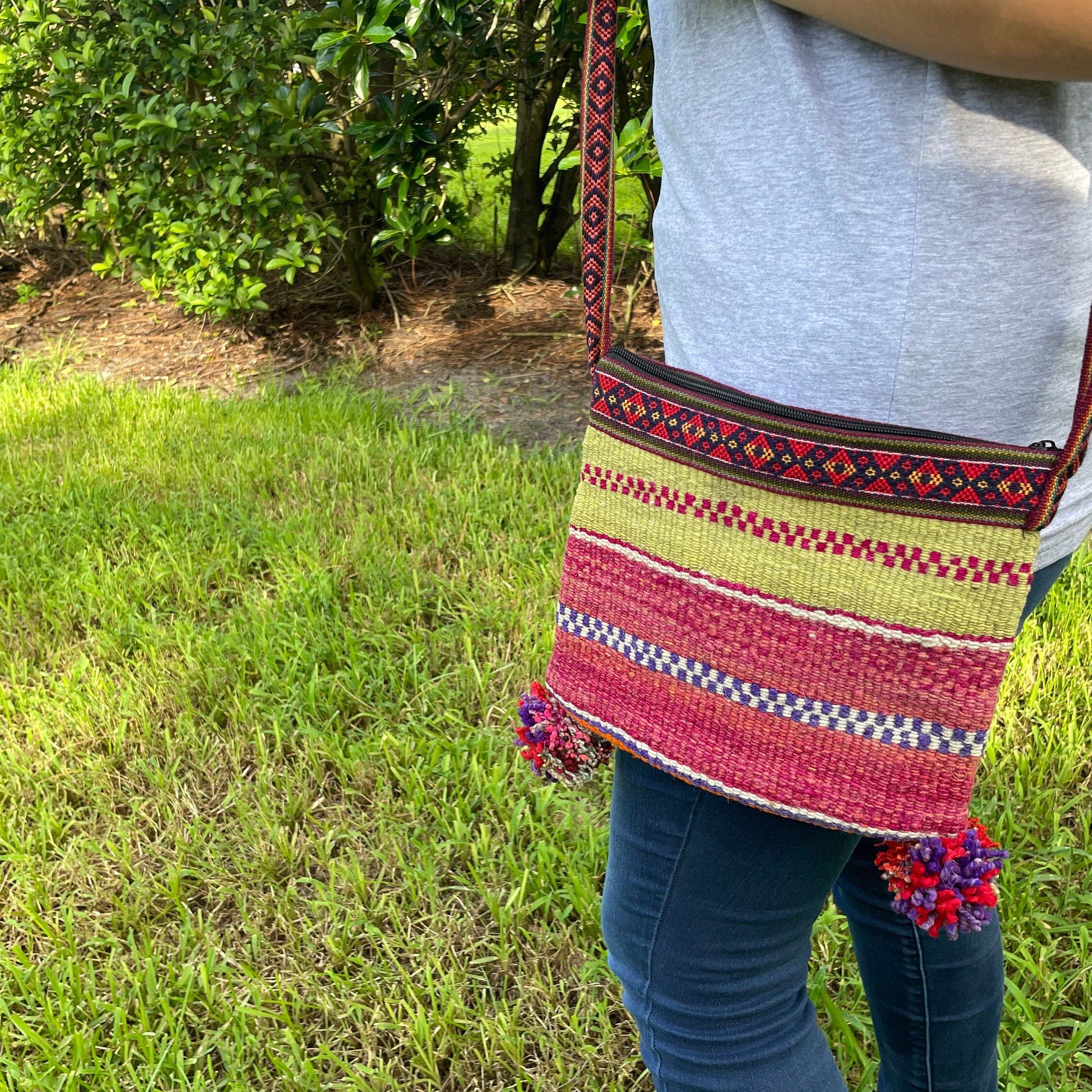 Ethnic Bag,peruvian Casual Bag,crossbody Original Handmade Purse,boho ...