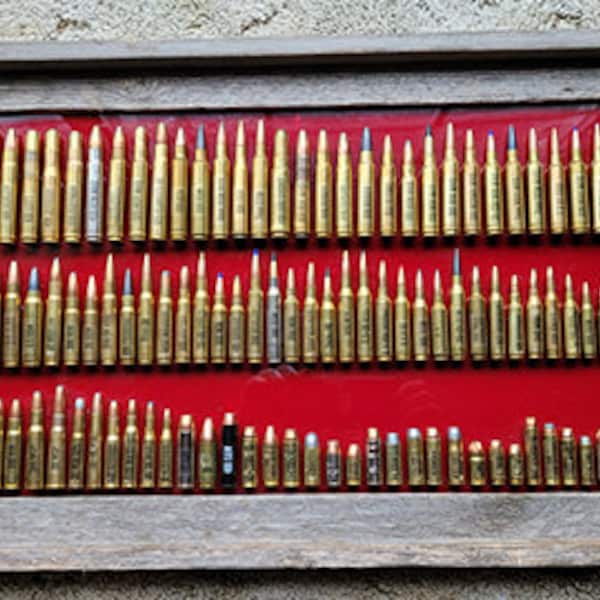 Rifle Cartridge Display - Etsy