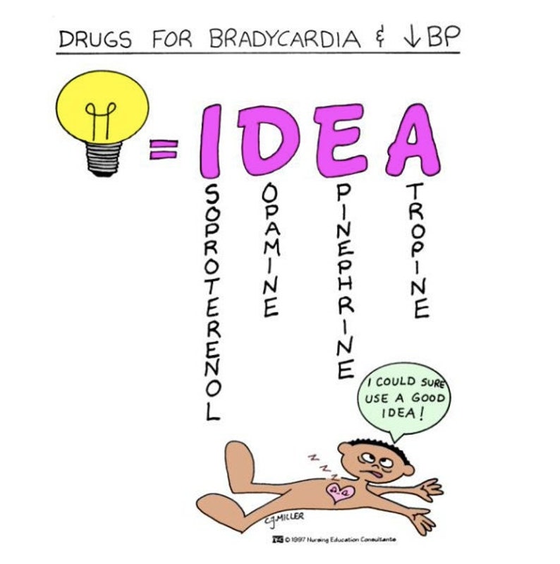 Nursing Mneumonic Picture Booklet PDF - Etsy