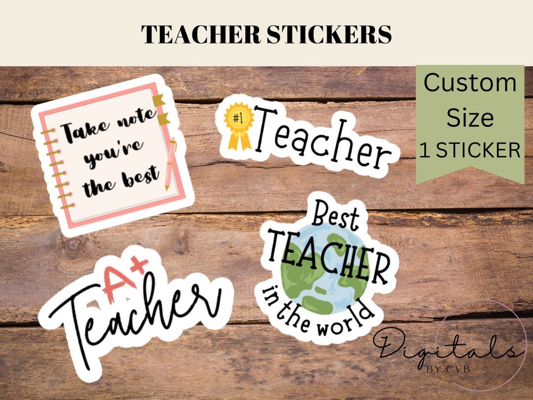 Teacher Stickers, Educator Stickers, Teacher Appreciation Stickers ...