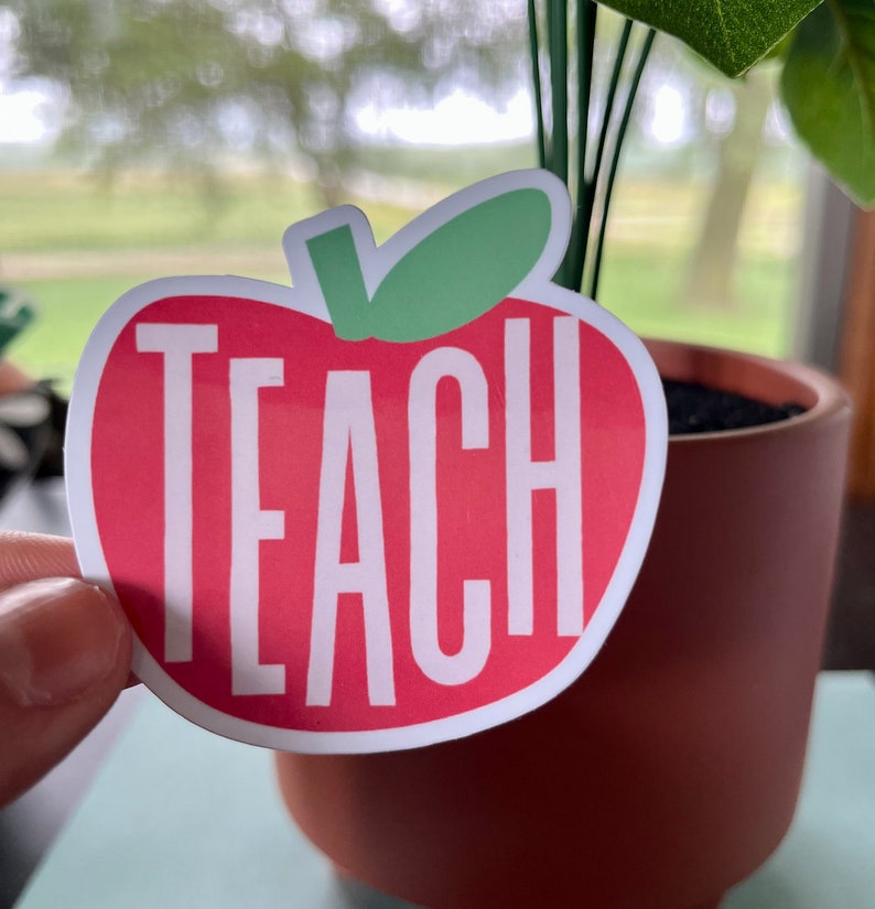 Teacher Stickers Teacher Sticker Pack Vinyl Educator - Etsy