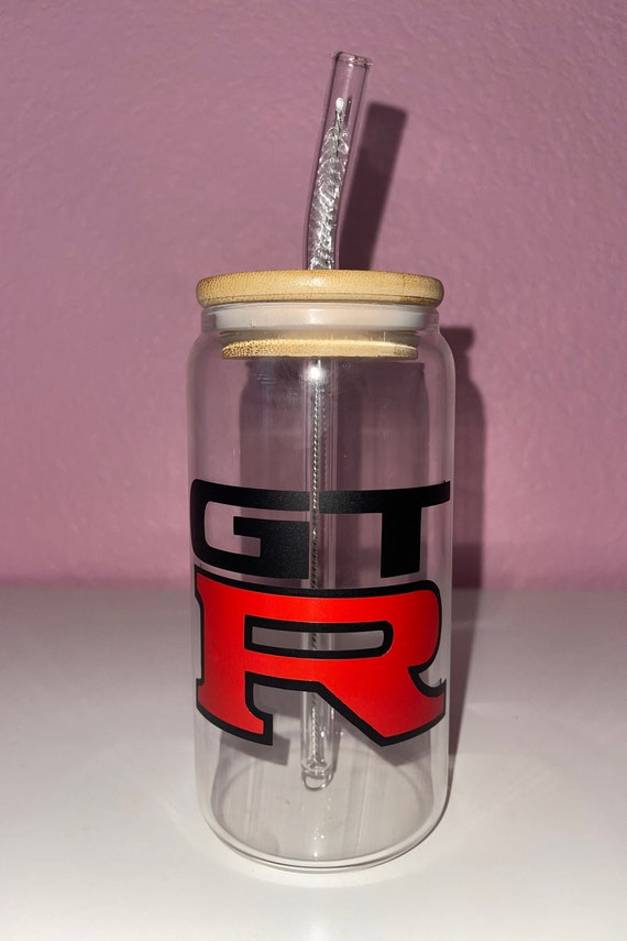 GTR Logo Glass Cup L Drip GTR Logo Cup L GTR Car Logo Cup L - Etsy