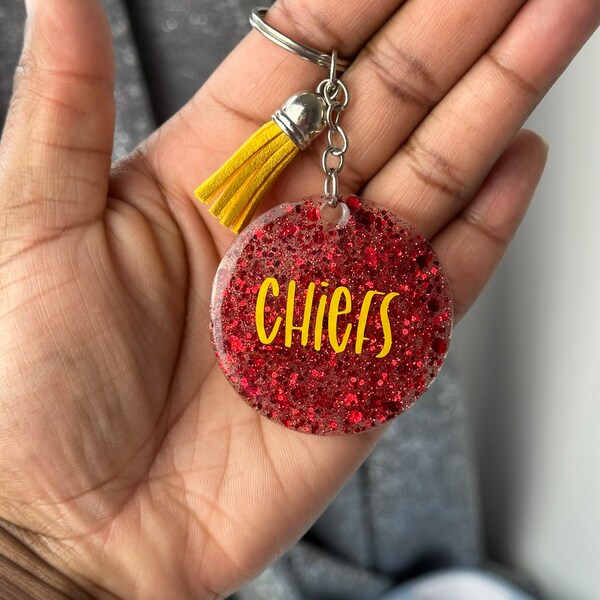 Resin Keychain - Etsy