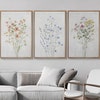 Framed Canvas Tryptic Wall Art Set, Abstract Forest Tree Art Prints ...