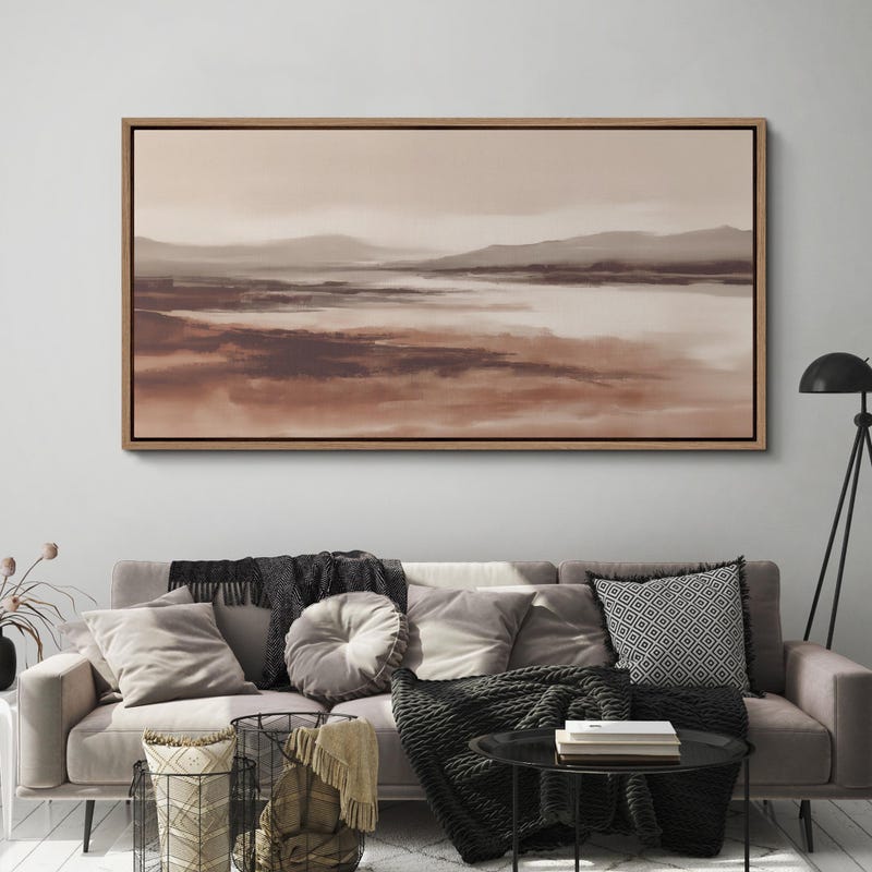 Terracotta Framed Canvas - Etsy