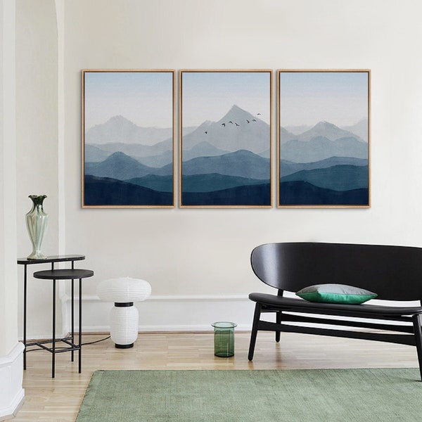 Three Panel Wall Art - Etsy