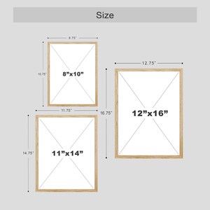 Set of 4 Framed Prints Wall Art Set, Abstract Wood Tree Ring Art Prints ...