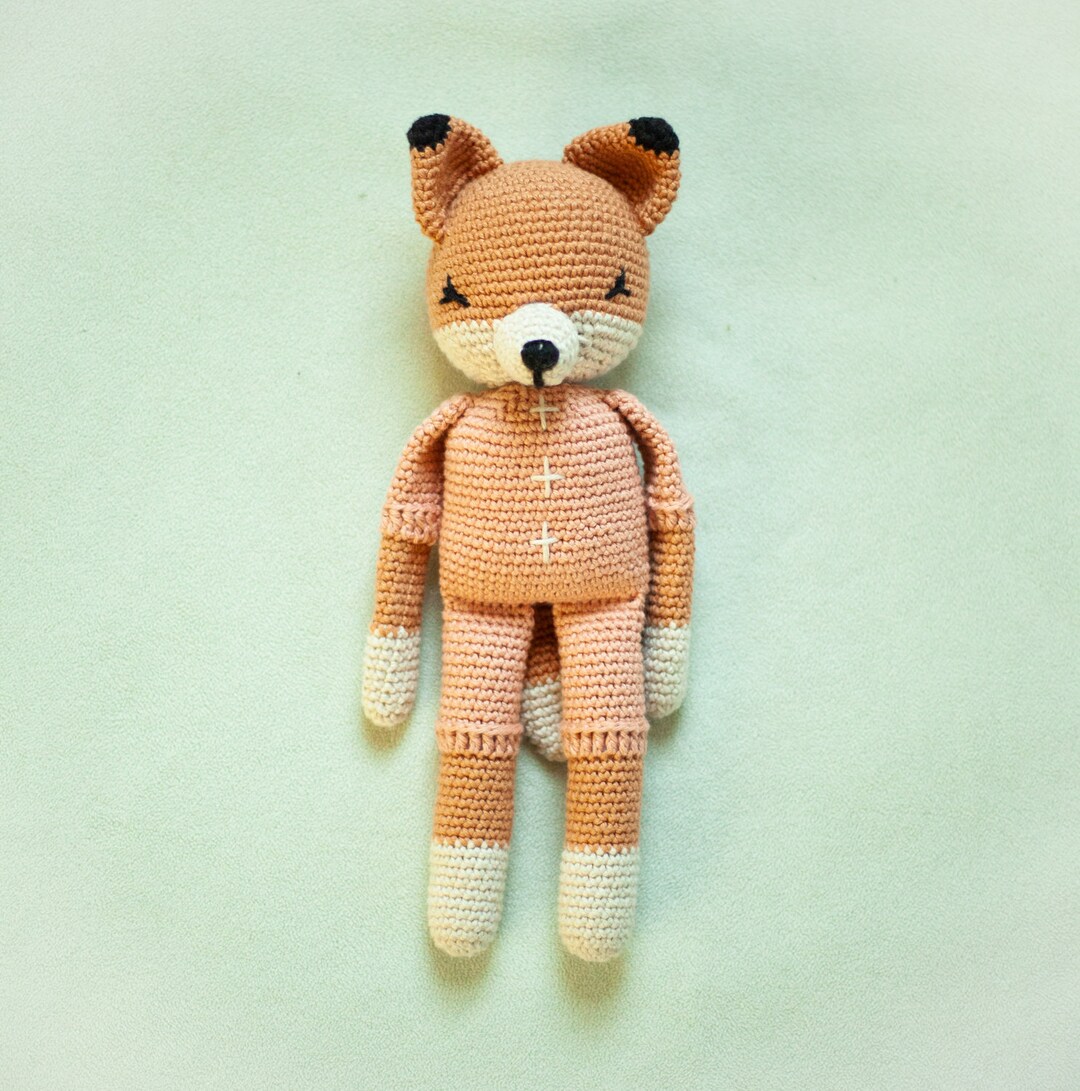Amigurumi Fox Crochet Pattern "romper Fox" - Etsy