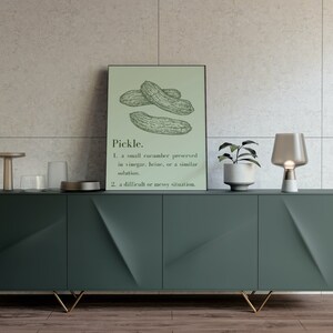 Definition Pickle Printable Artwork Digital Download - Etsy