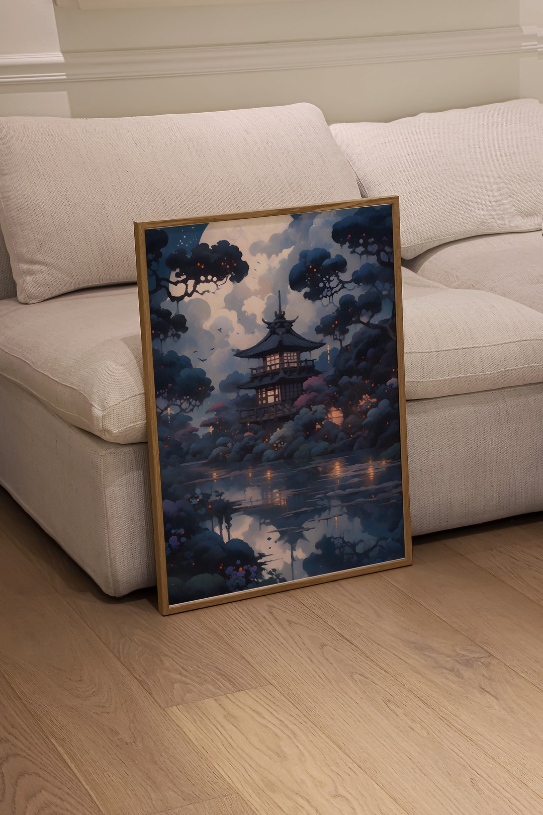 Firefly Pond Studio Ghibli Film Inspired Art Download, Nocturnal/night ...