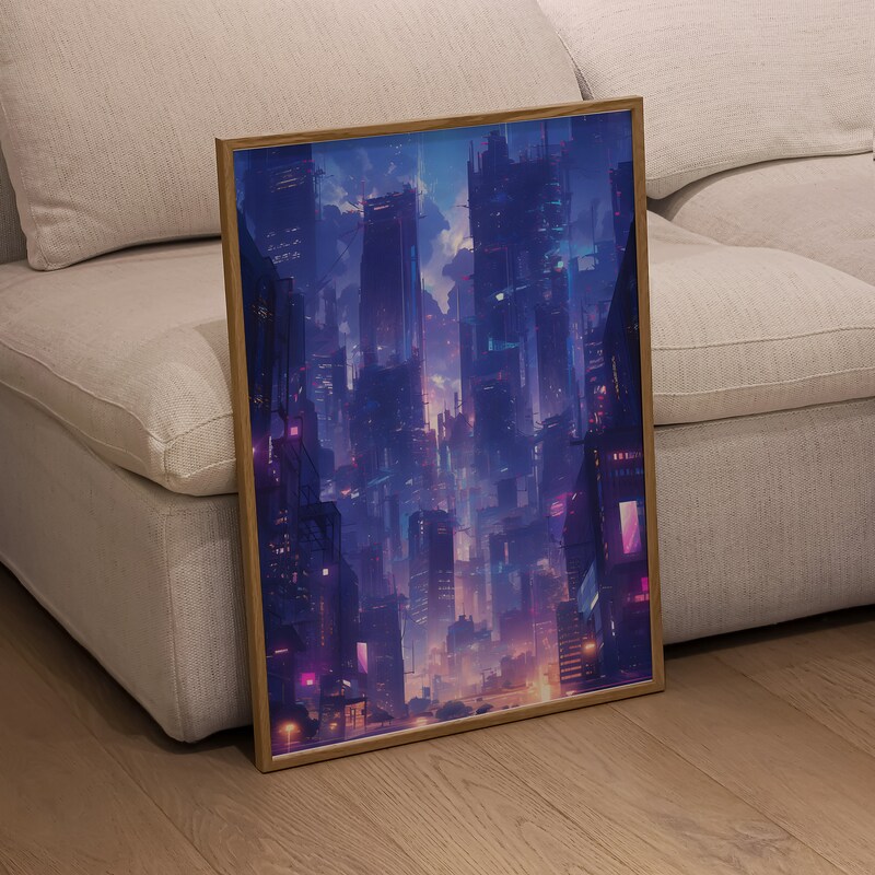 Cyberpunk Wall Art - Etsy
