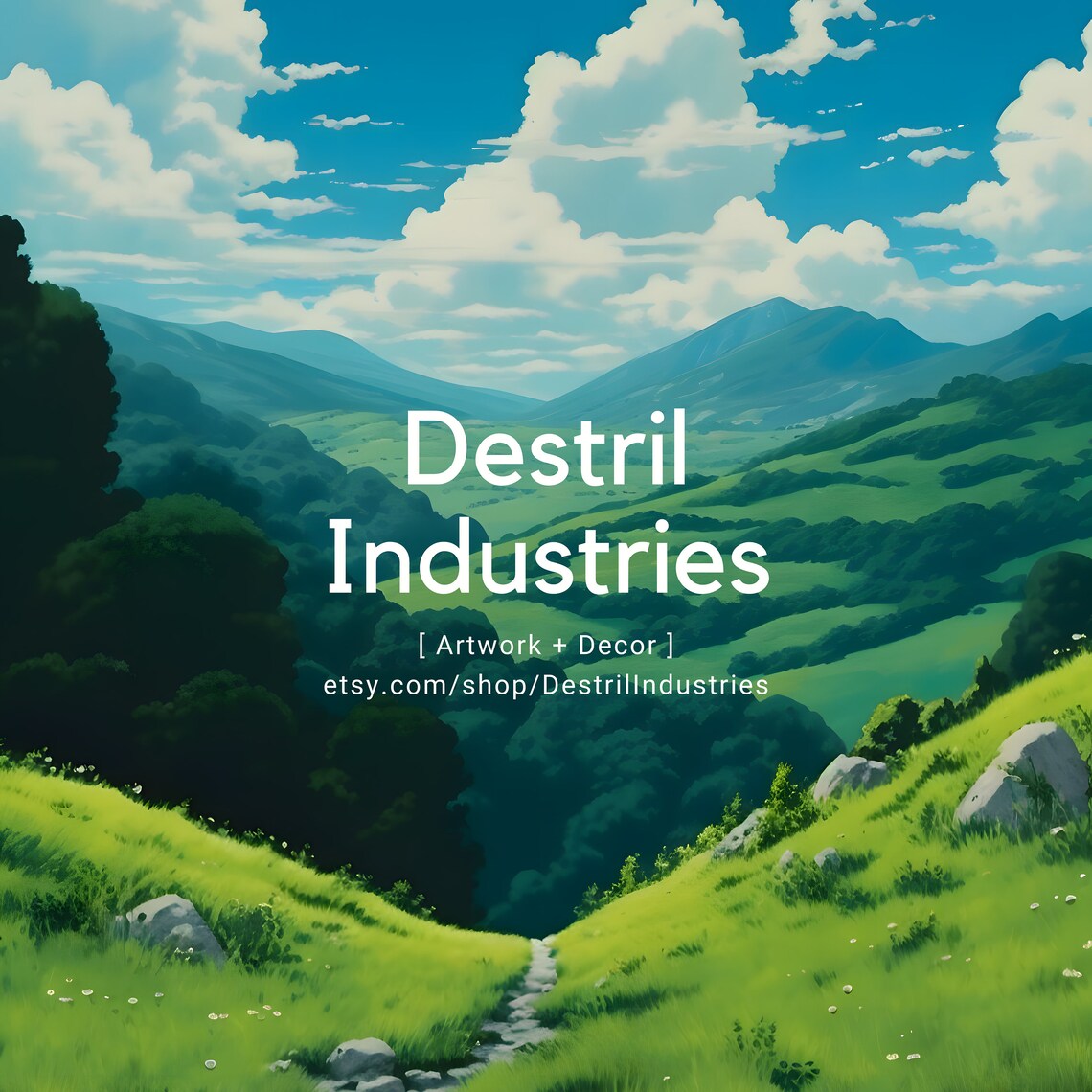 Vintage Hills Studio Ghibli Inspired Art Print Retro - Etsy