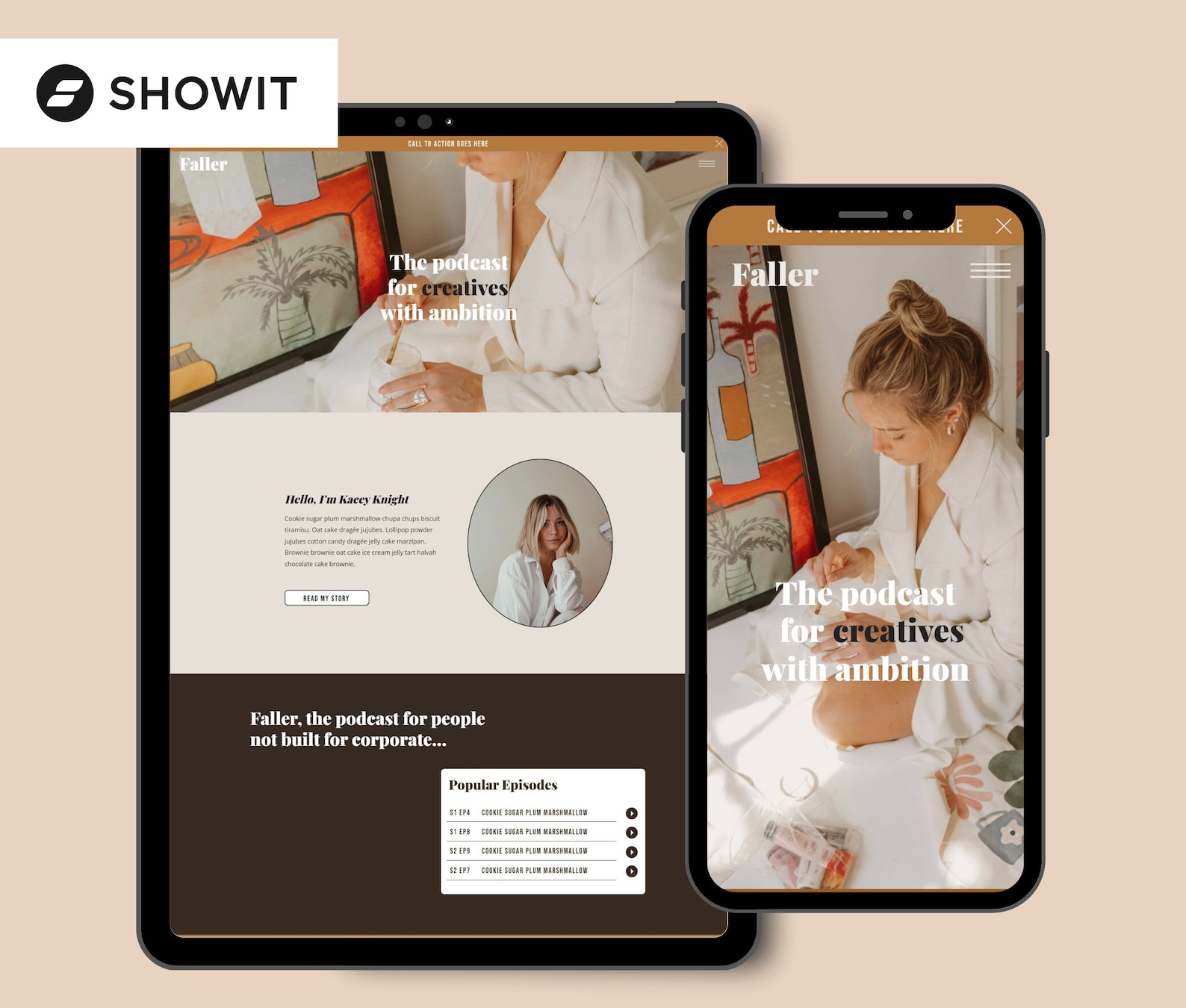 Showit Website Template Showit Website Template for Content - Etsy