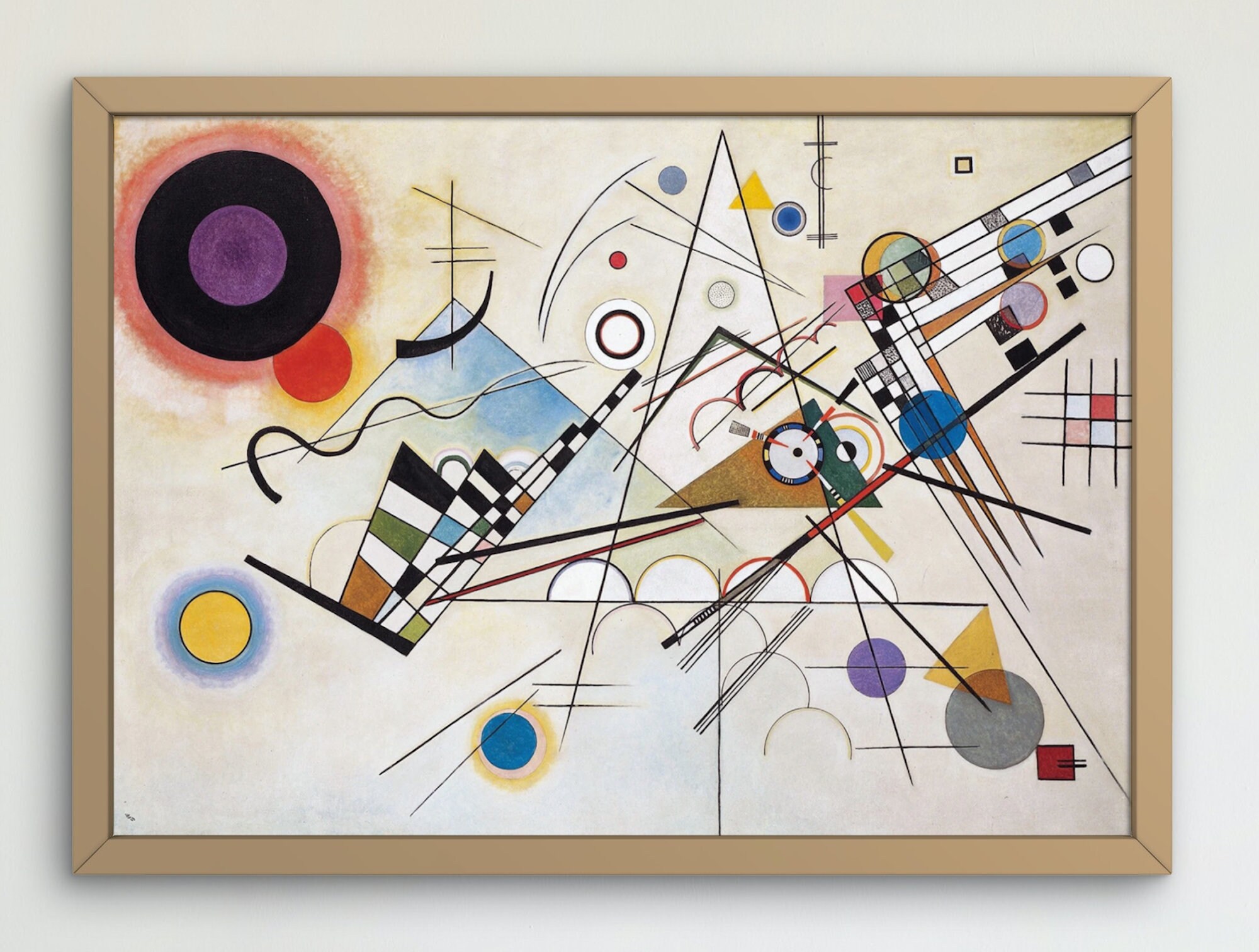 Composition VIII | Wassily Kandinsky | Canvas Wall Art Painting Poster ...