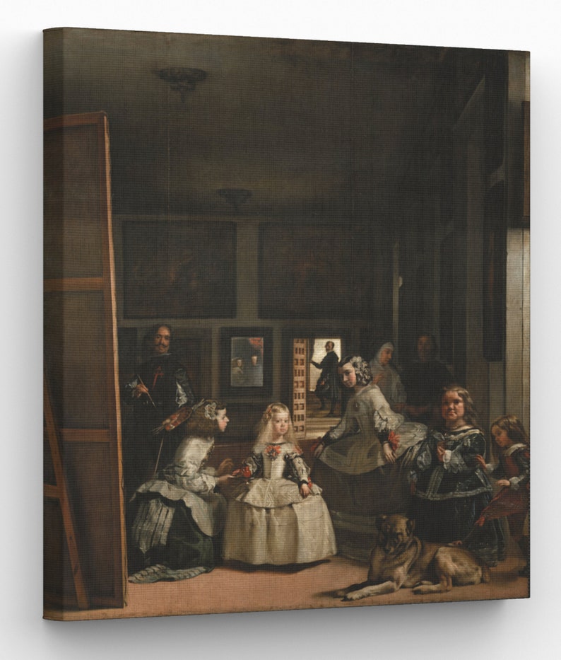 Las Meninas | Diego Velazquez | Canvas Wall Art Painting Poster Digital ...