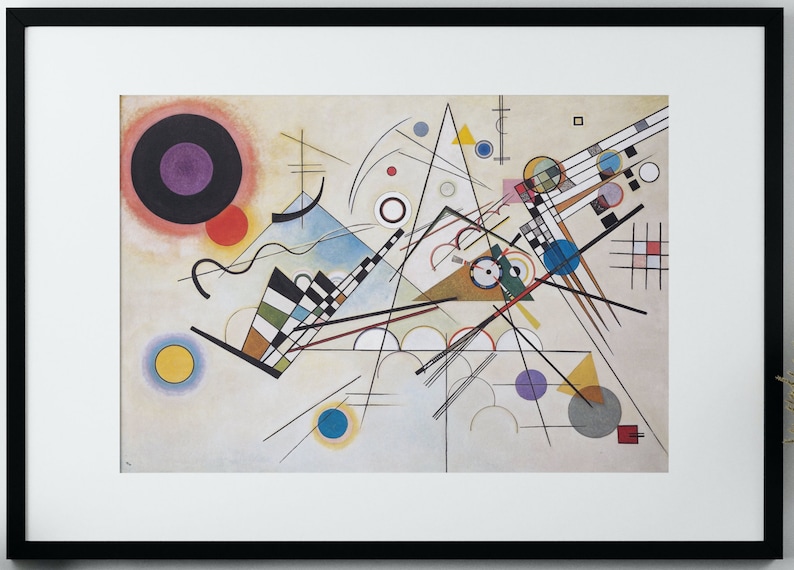 Composition VIII | Wassily Kandinsky | Canvas Wall Art Painting Poster ...