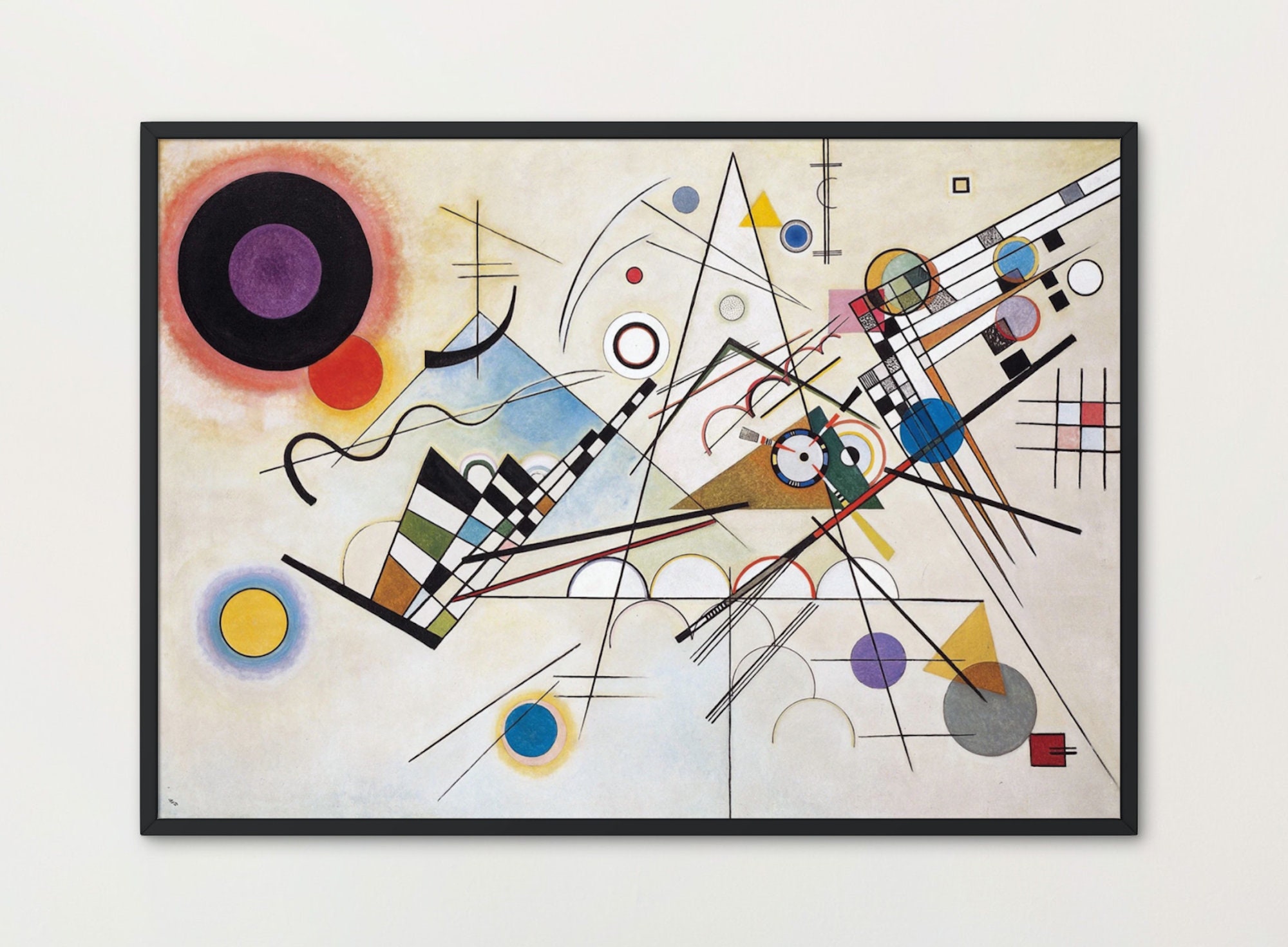 Composition VIII | Wassily Kandinsky | Canvas Wall Art Painting Poster ...