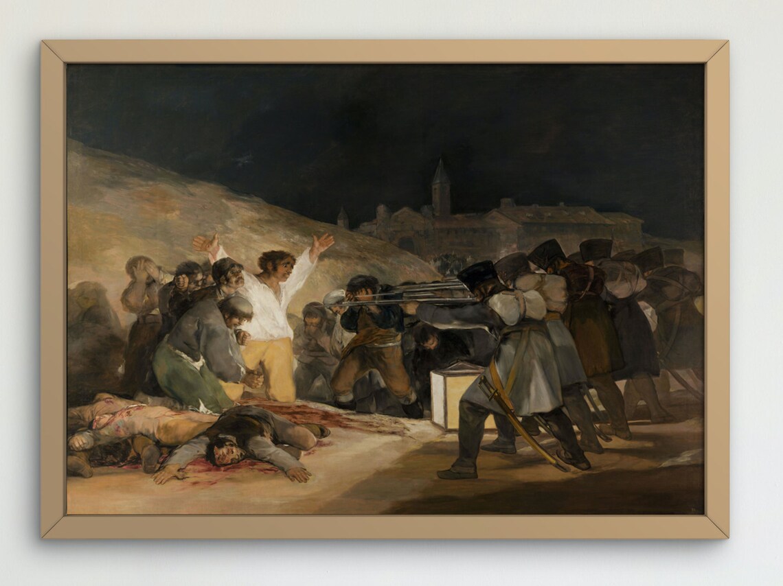 The Third of May 1808 | Francisco Goya | Canvas Wall Art Painting ...
