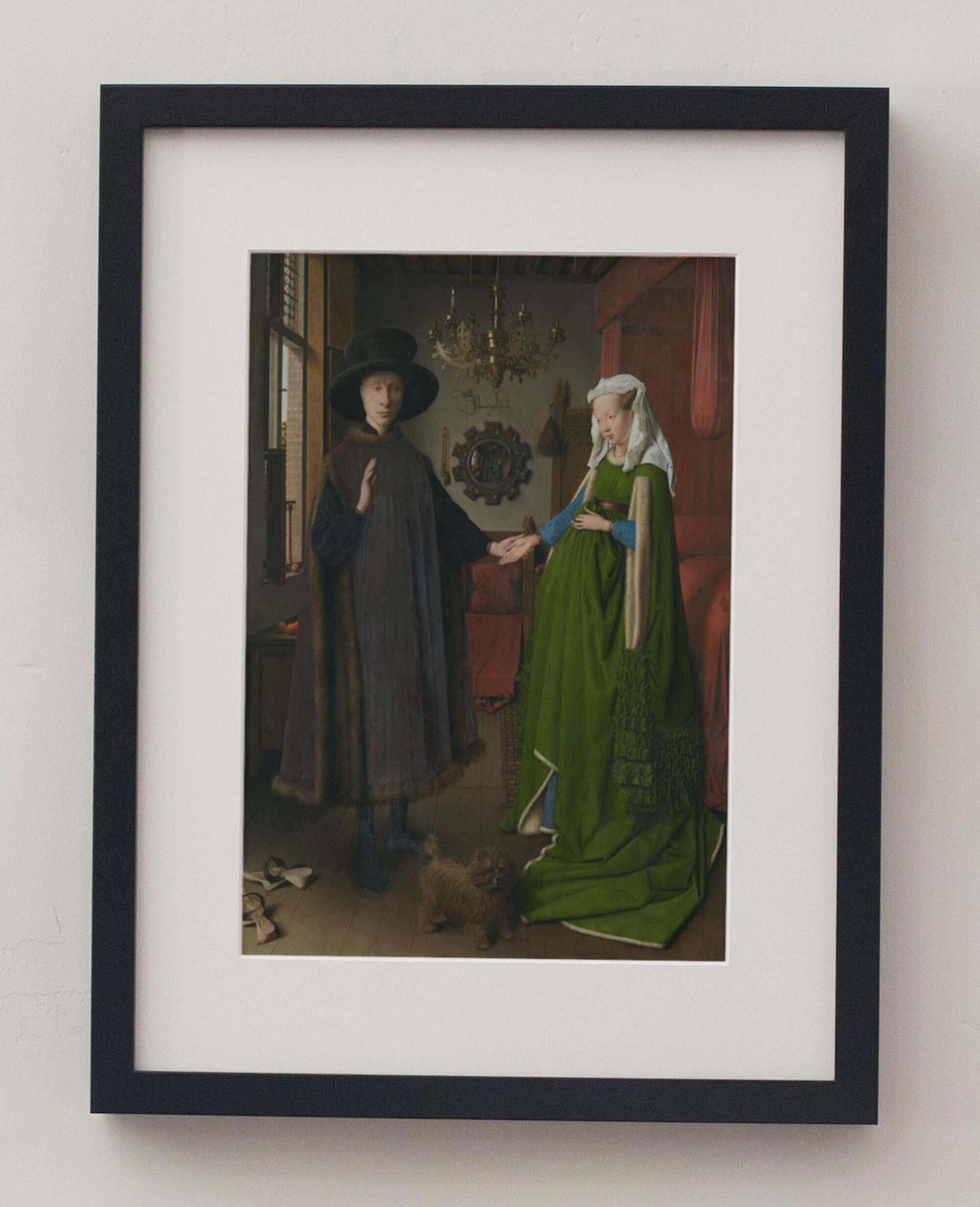 Arnolfini Portrait | Jan Van Eyck | Canvas Wall Art Painting Poster ...