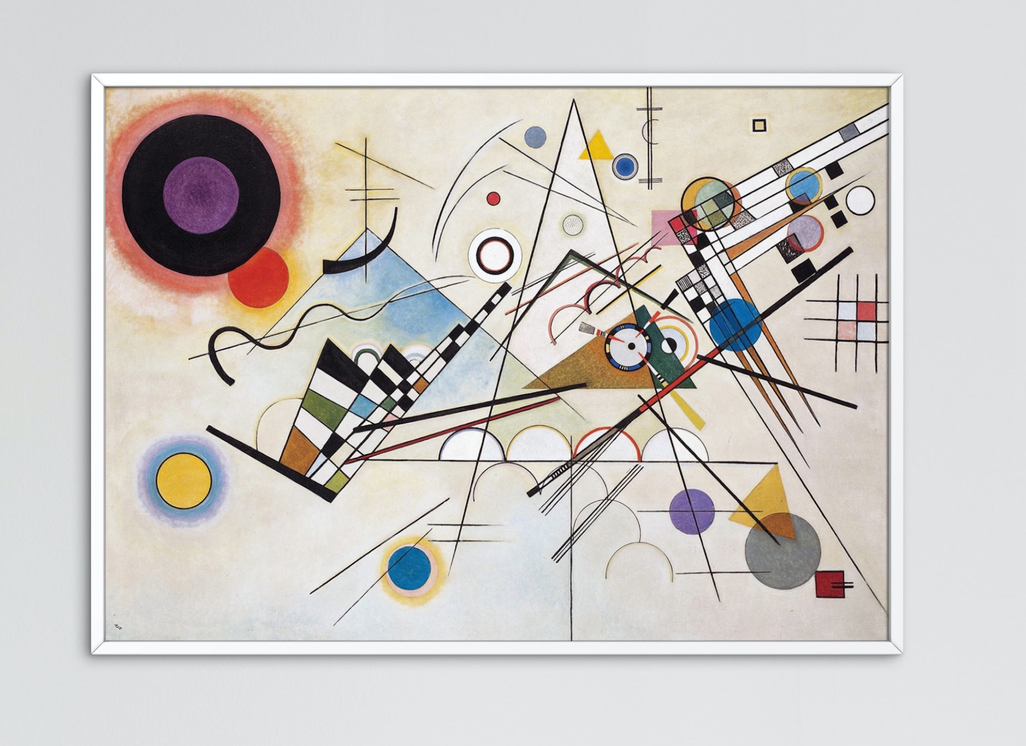 Composition VIII | Wassily Kandinsky | Canvas Wall Art Painting Poster ...