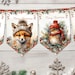 Woodland Animals Rustic Christmas Bunting/banner & Ribbon - Etsy