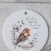Personalised 'robins Appear...' Ceramic Keepsake Loved Ones Memory Gift ...