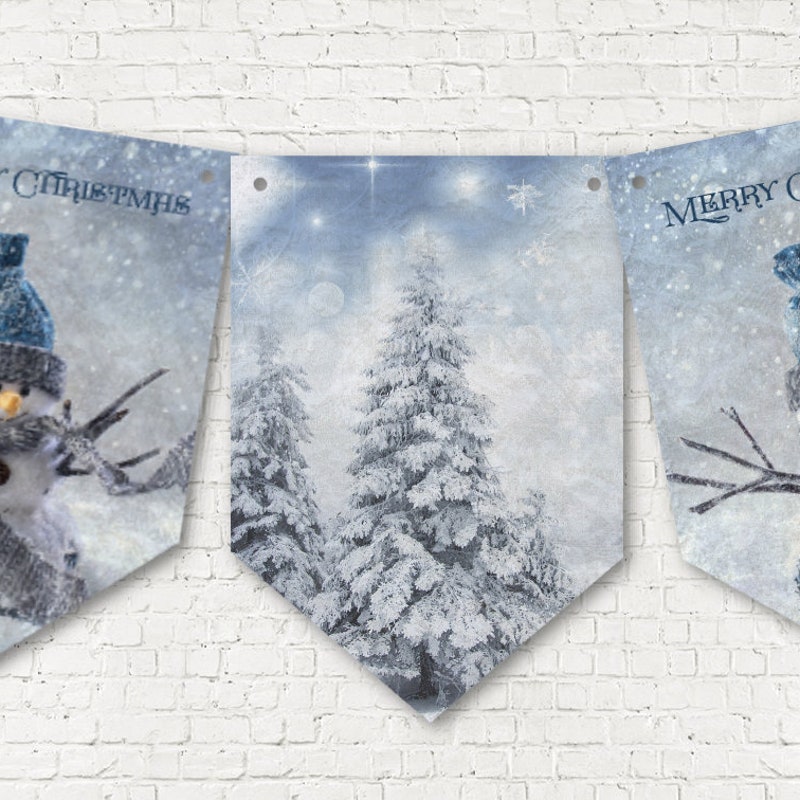 Christmas Bunting - Etsy