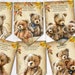 Vintage Style Woodland Teddy Bears Picnic Teddy Bear Bunting/banner ...