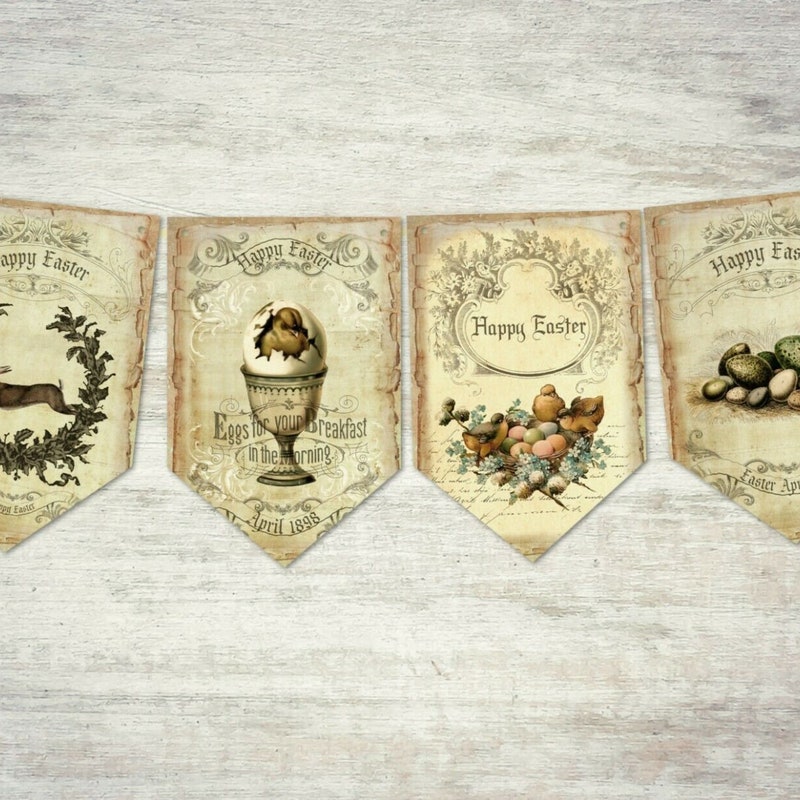 Easter Bunting - Etsy