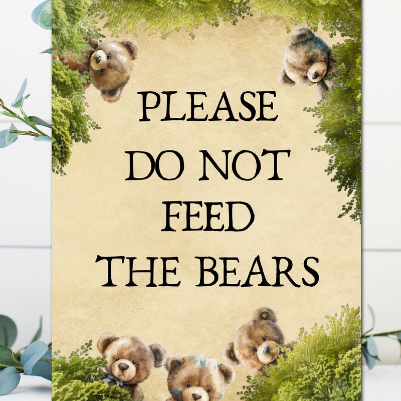 Please Do Not Feed Signs - Etsy