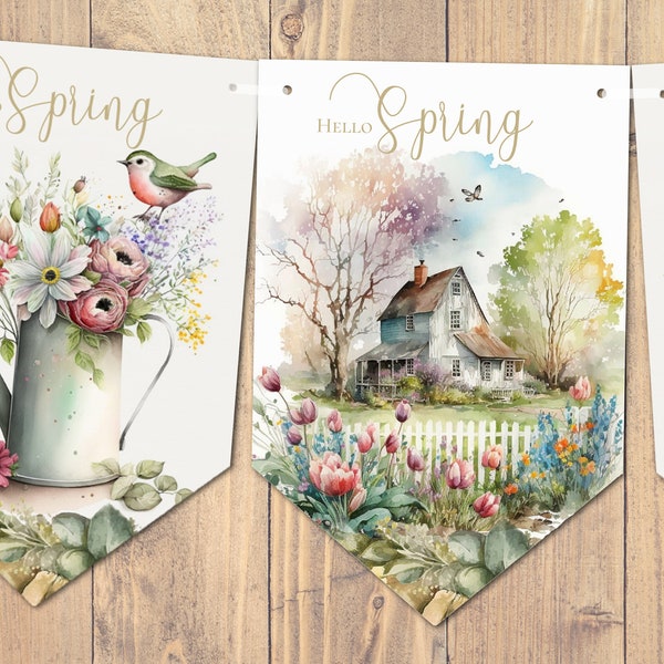 Shabby Chic Bunting - Etsy