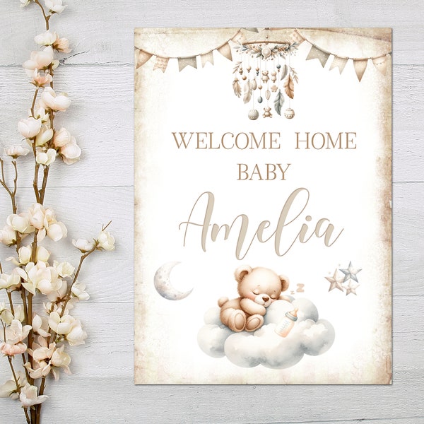 Welcome Home Baby Signs - Etsy
