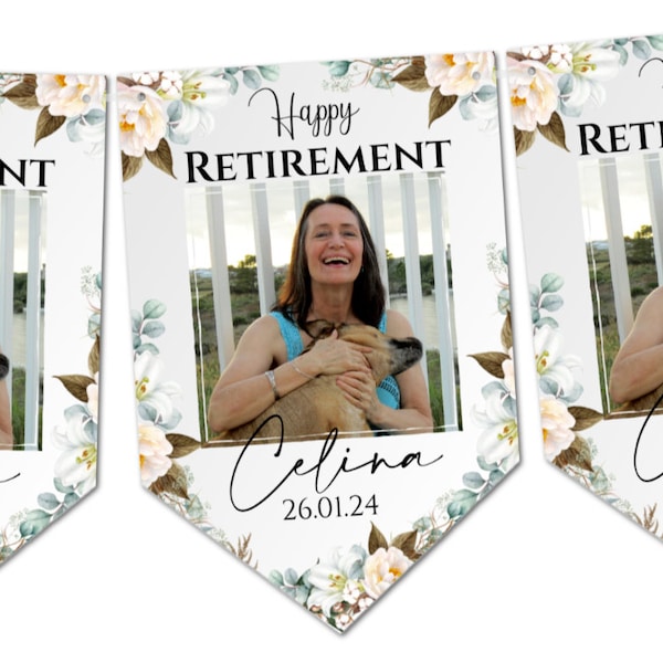 Retirement Banner - Etsy UK