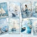 8 Nautical Ship Quotes Watercolour Style Card Making Tags Cards - Etsy