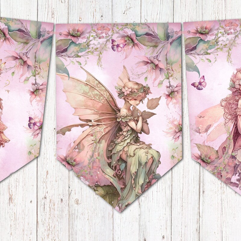 Flower Fairies Fabric - Etsy