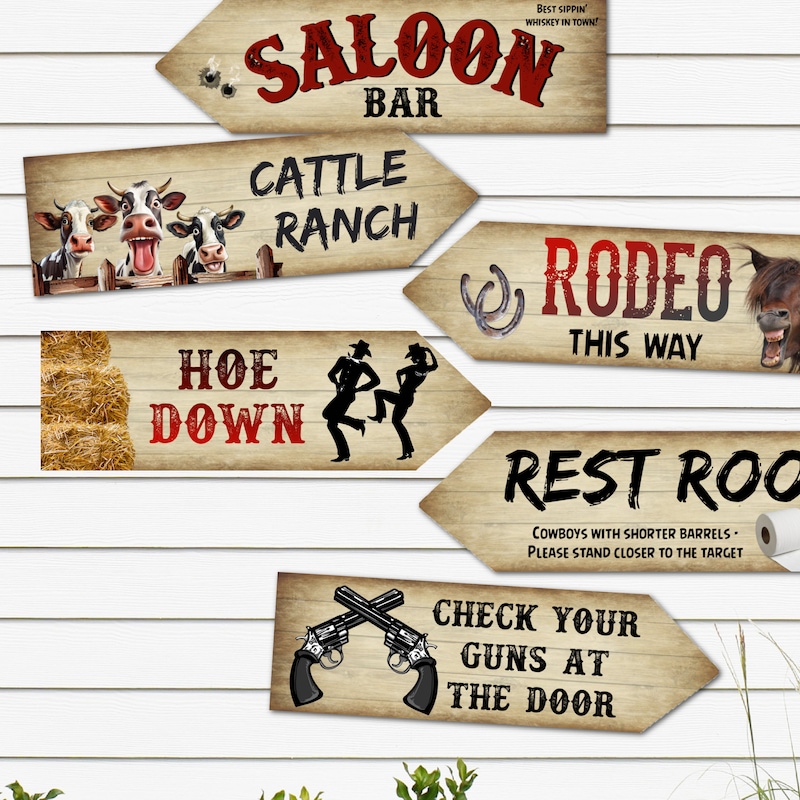 Western Party Decorations - Etsy