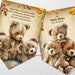 Vintage Style Woodland Teddy Bears Picnic Teddy Bear Bunting/banner ...