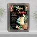 Cocktail Recipe 'piña Colada' Bar Sign Kitchen Tiki Bar - Choose Size ...