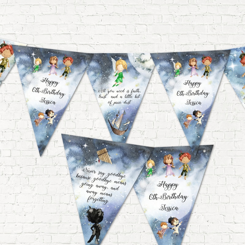 Peter Pan Banner - Etsy